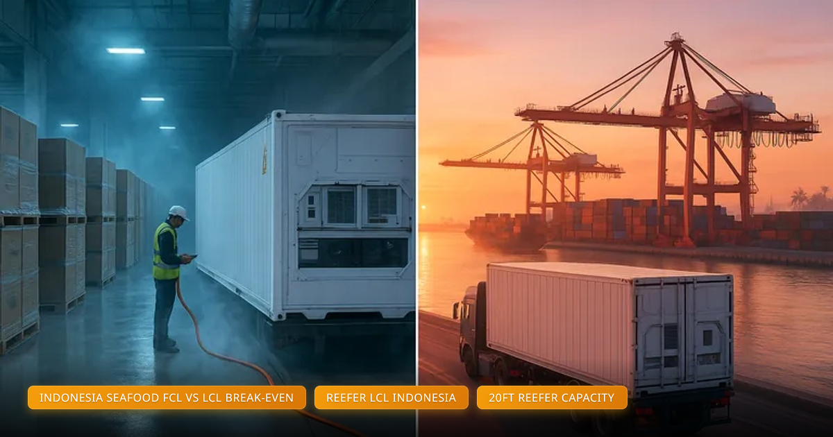 Indonesian Seafood Shipping: FCL vs LCL 2026 Cost Guide