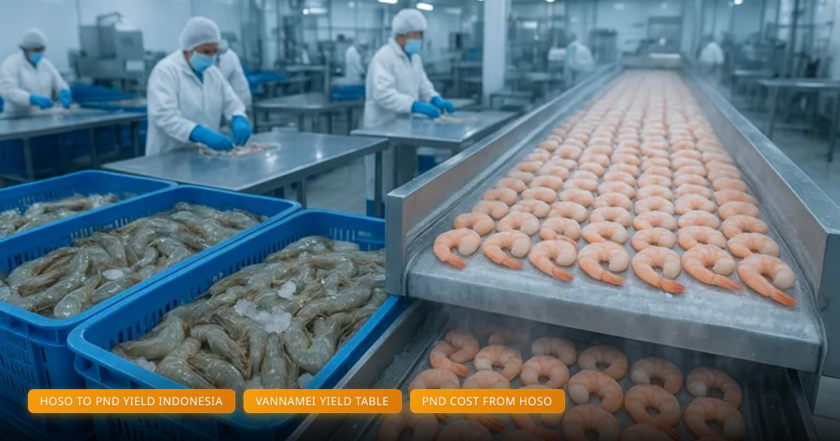 Indonesian Shrimp HOSO/PUD/PND: 2025 Cost & Yield Guide