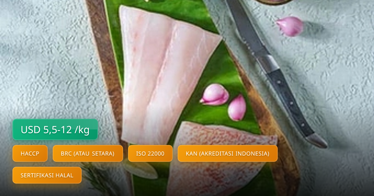 Potongan Kakap Merah (WGGS / Fillet)