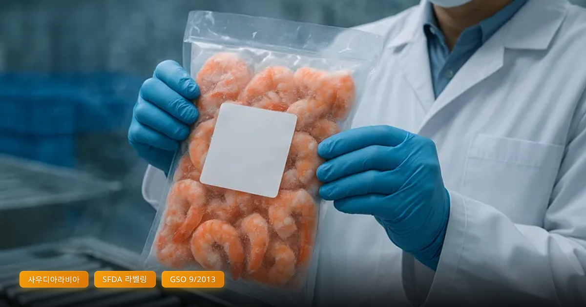 사우디아라비아 냉동 새우용 아랍어 라벨링: 실전 검증 템플릿 및 SFDA 체크리스트